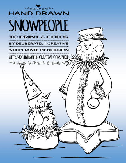 Snow People – Deliberately Creative